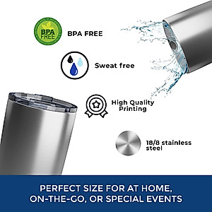 MDPrints Christmas Gnome Tumbler, 20oz Stainless Steel Gnome Coffee Mug, Gift for Coffee Lovers