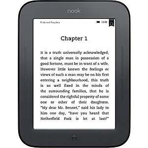 Barnes & Noble Nook Simple Touch eBook Reader (Wi-Fi Only)