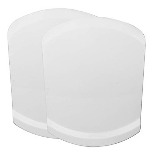 Hemoton 2pcs Cake Lifter Shovel Plastic Cookie Spatula Bottom Mover Scraper Cake Transfer Tray Pizza Lifter Transfer Tool White