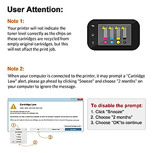v4ink 206A (with Chip) Remanufactured Toner Cartridge Replacement for HP 206A W2110A for use in Color MFP M283fdw Pro M255dw M283cdw M283fdn M255nw M282nw M282 M255 M283 Series (KCMY, 4 Pack)