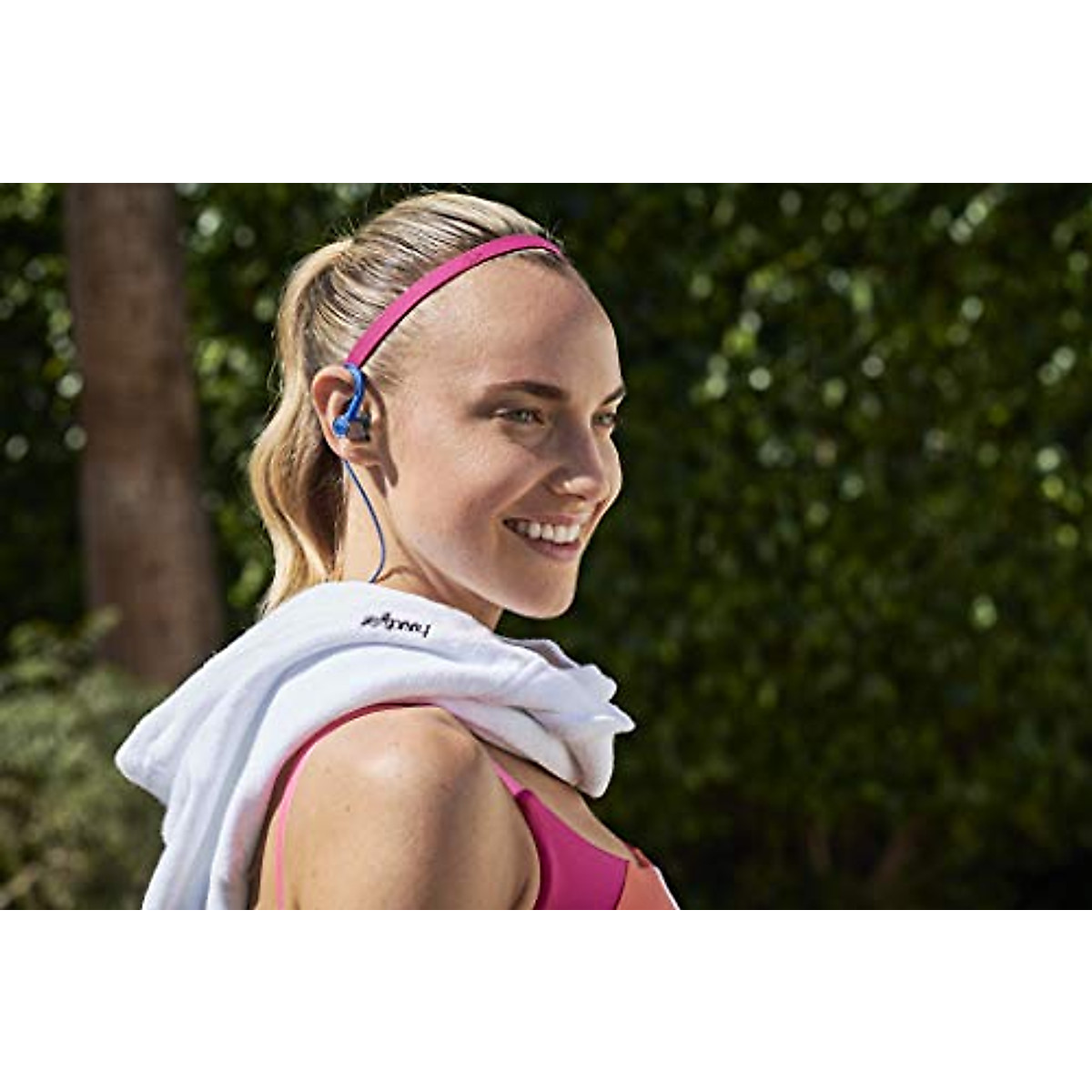 JBL Reflect Contour 2.0 - In-Ear Wireless Sport Headphone with 3-Button Mic/Remote - Blue (JBLREFCONTOUR2UAM)