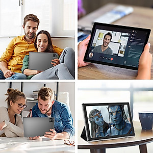 10 inch Tablet Android 13 Tablet, 4GB RAM 64GB ROM 512GB Expand, Quad-Core Processor, 1280x800 IPS Display, Tablet PC with GPS, 6000mAh, Bluetooth, Dual Camera, WiFi (Blue)