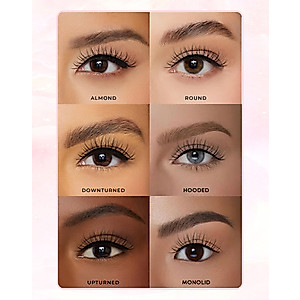 Lashes Natural Look, Wispy Eyelashes, Jiocolor False Eyelashes Natural Look, Fluffy Fake Mink Lashes,12 mm Strip Lashes 10 Pairs D1