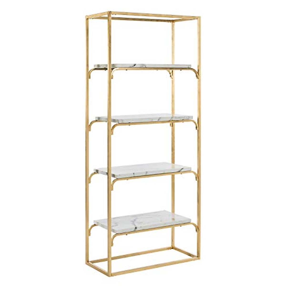Safavieh Home Collection Fiora 4 Tier Etagere, Gold and White