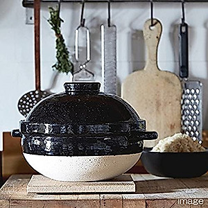 Haseen NCT-50 Kamado-san Rice Pot, 5-go Cooking (For Direct Fire), Direct Flame Compatible