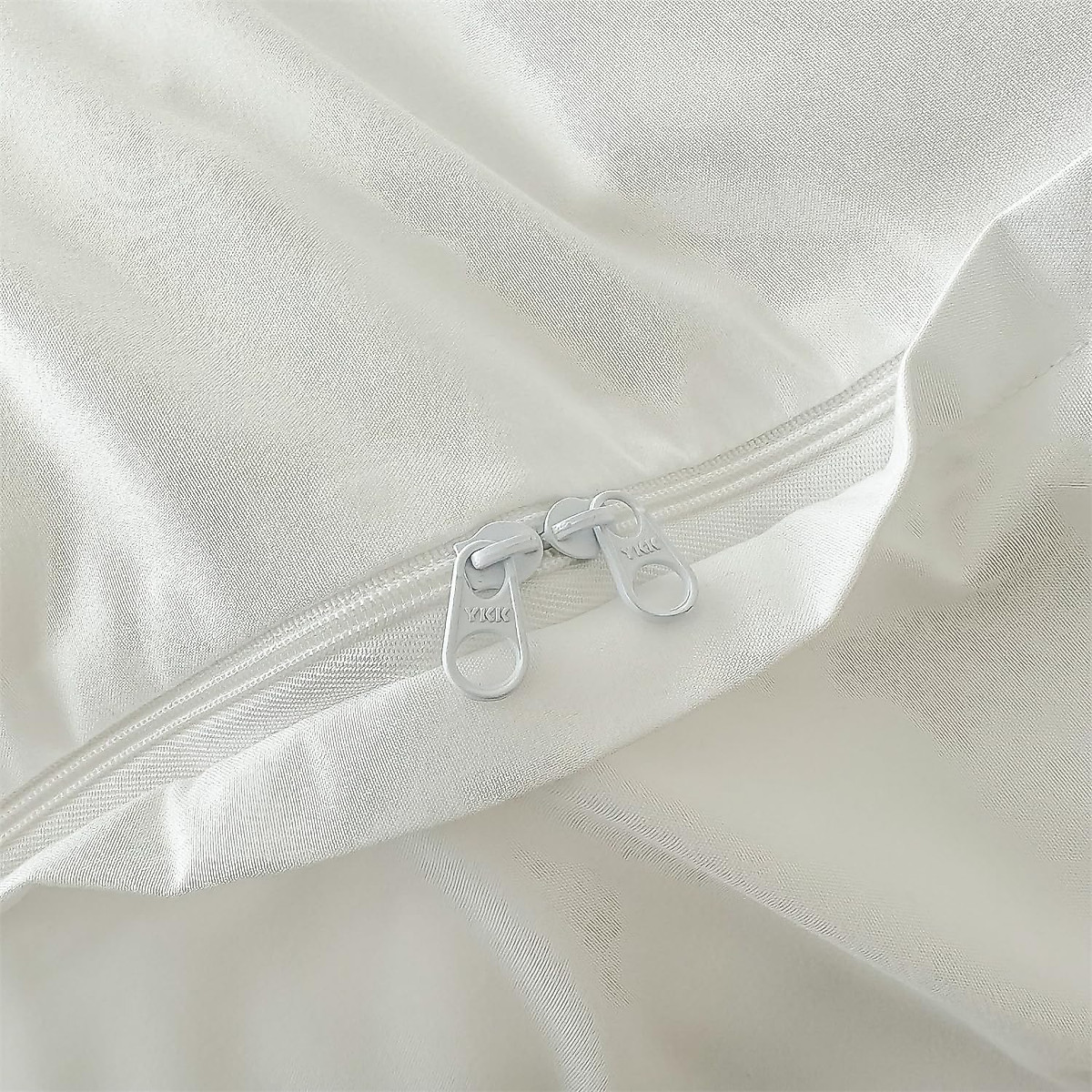 Ruffled Bedding Bow Duvet Cover Set with Butterfly Tie Soft Brushed Microfiber Shabby Chic Bedding Set with Zipper Closure