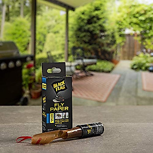 Black Flag Fly Paper, Insect Trap, Catches All Flying Insects 4 Traps