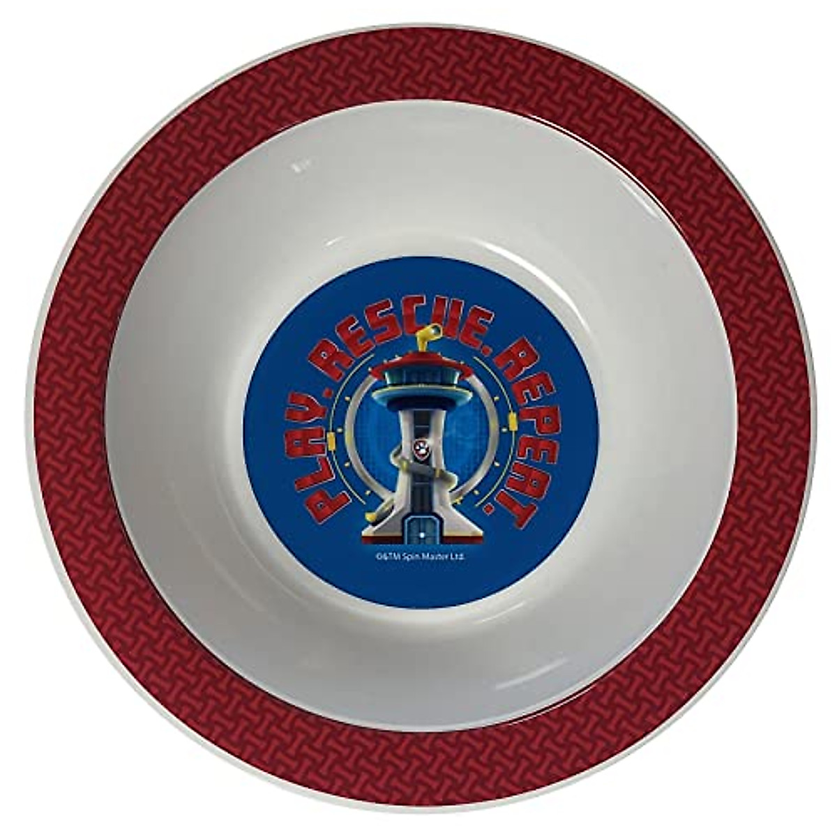 LE Products 5 Piece Paw Patrol Dinnerware Set with Plate, Bowl, Sip Cup, and Flatware (Paw Patrol Boy)