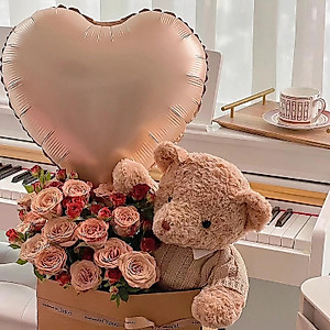 Diamond Ring Foil Balloon Set, 5pcs Bridal Shower Supplies for Bridal Shower Bride to be Party Wedding Engagement Decoration