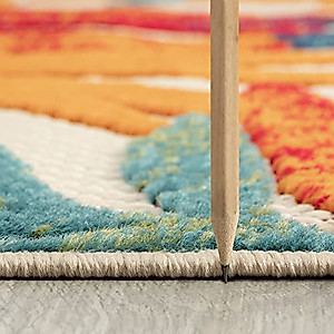 Large Jute Water Resistant Indoor Outdoor Rug 8x10 - Modern Outdoor Rugs for Patio, Entryway, Deck, Porch, Camping, RV - Outside Area Rug