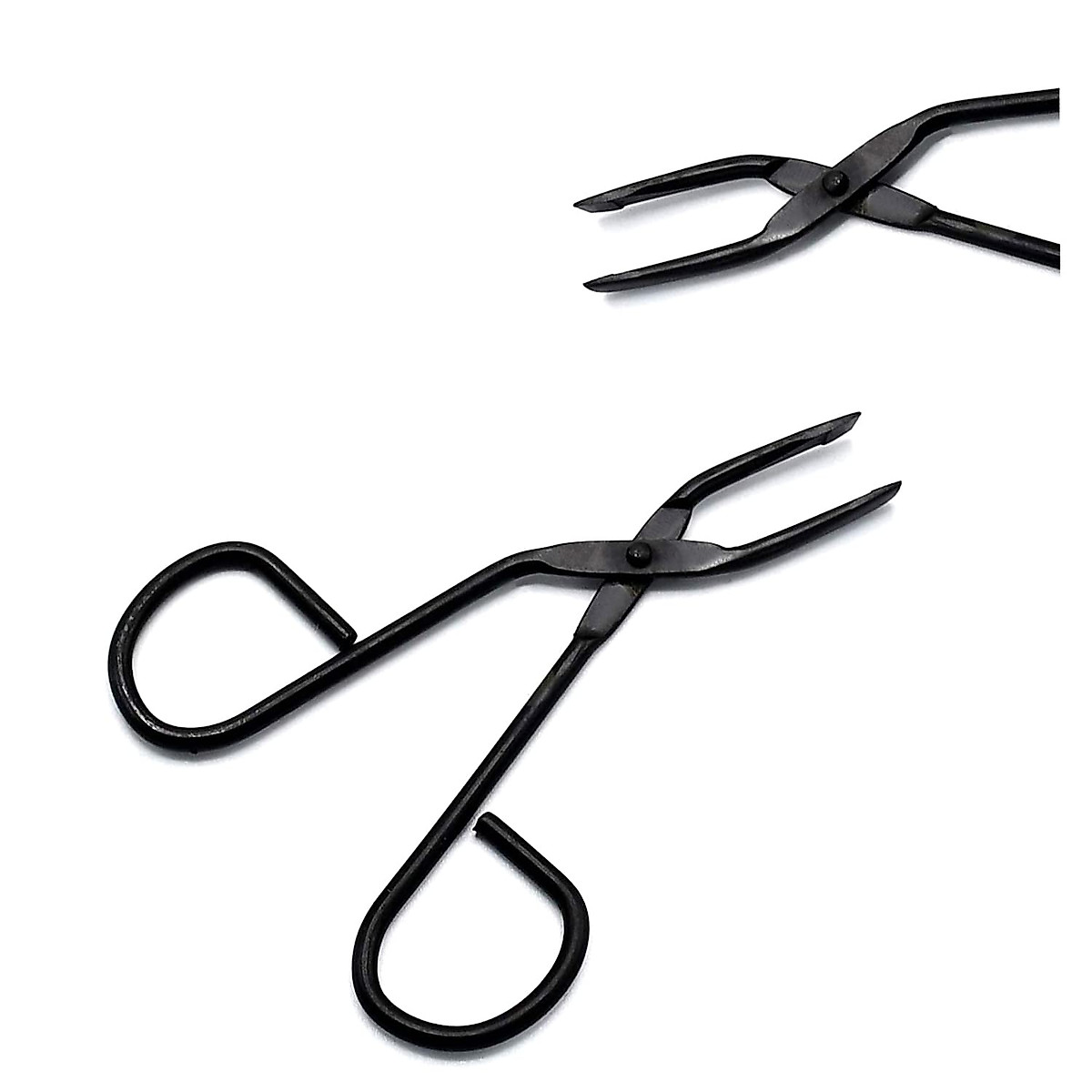DDP Pro Scissor-like Tweezer Slant 'Eyebrow Black Color