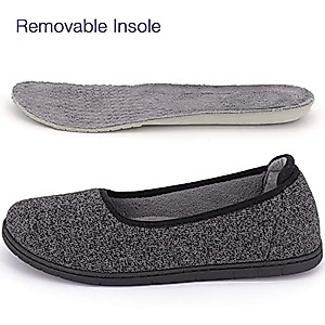 Nuhaus Women's Casual Slippers with Elasticized All Around the Opening and Removable Insole for Easy Wear