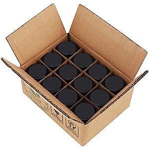 (24 Packs) Green Nexus 5g/5ml UV Protection Glass Jars for Lip Balm, Lotion, Oil, Cream & Cosmetics Enhanced Cap (2024)