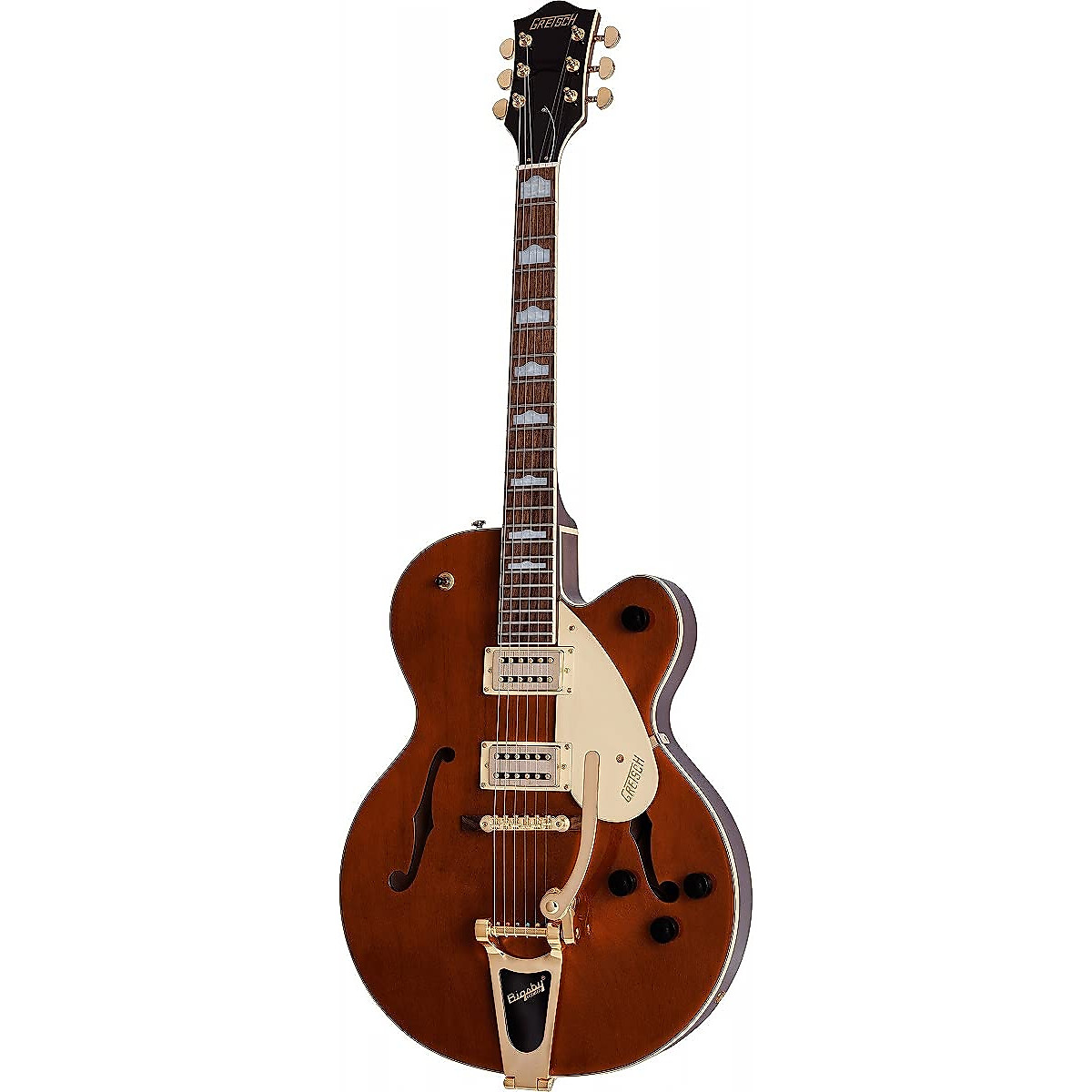 Gretsch G2410TG Streamliner Hollow Body Single-Cut and Gold Hardware Single Barrel w/Bigsby