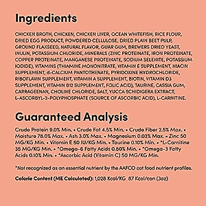 Amazon Brand - Kitzy Pate Canned Cat Food, Chicken and Rice, 3 Oz ( 24 Pack)