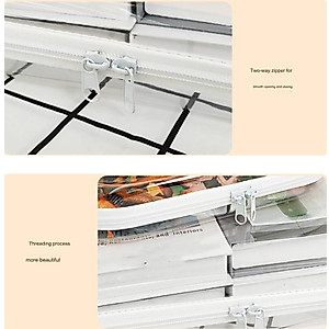 QSNEOZPQ Hard Sided Zipper Case - 2024 New Hard-Sided Clear Zipper Ppencil Case, Portable Transparent Zipper Pencil Case, Hard Zippered Pouch Clear Organizer Bags