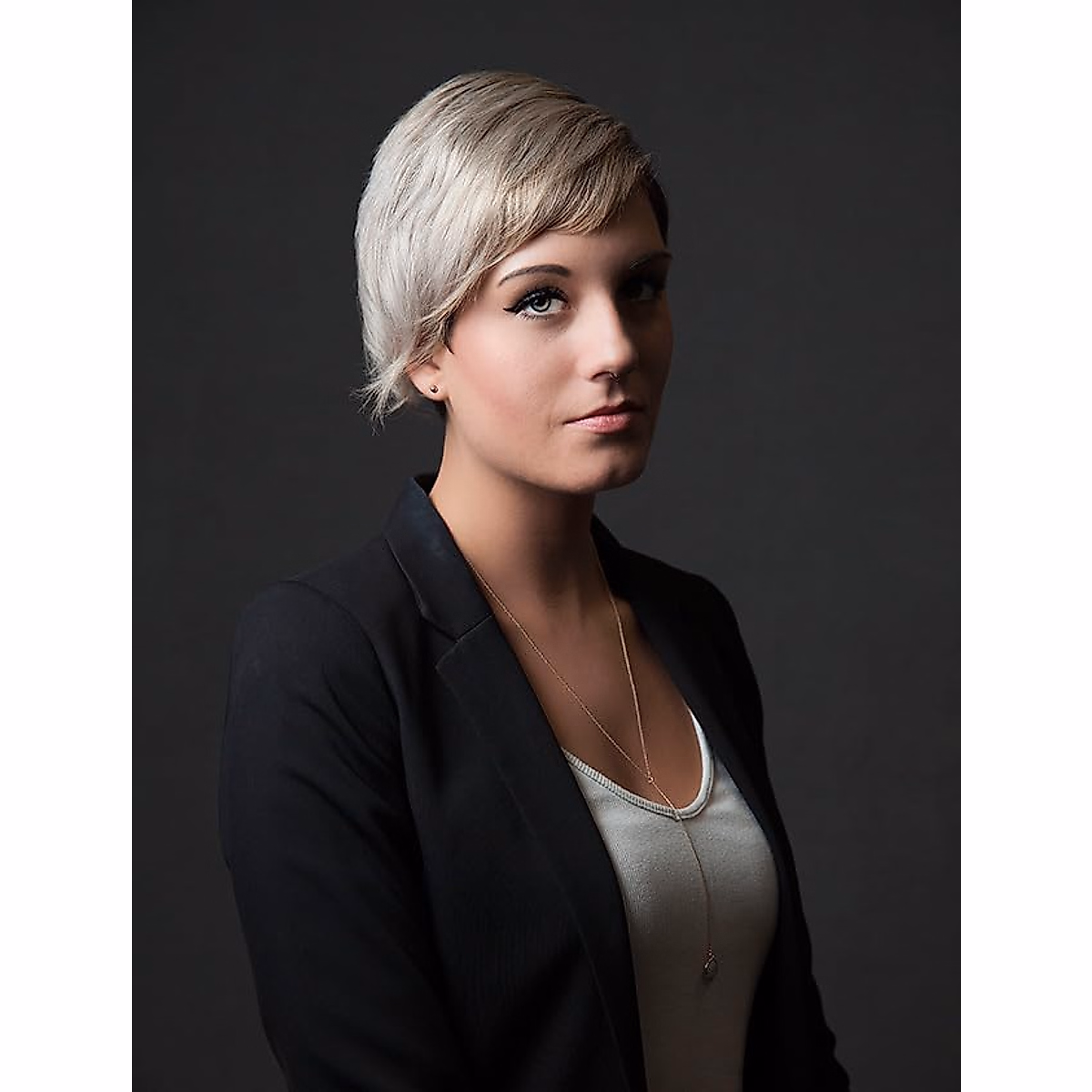 Westcott 2021 60in. Optical White Satin Umbrella with Removable Black Cover