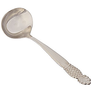 Ginkgo International Pineapple Stainless Steel Sauce Ladle
