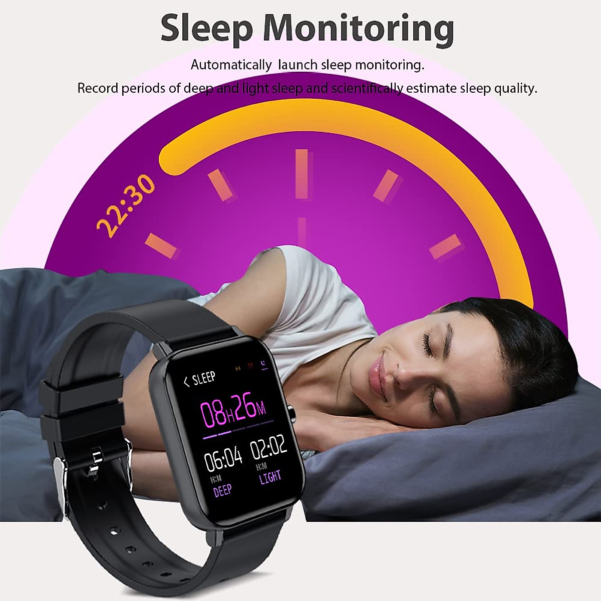 ZTE Watch Live Smart Watch -1.3’’HD Touch Screen Fitness Watch with Blood Oxygen,Heart Rate,Sleep Monitor, IP68 Waterproof Smartwatch for Men/Women, Fitness Tracker Compatible with Android iOS