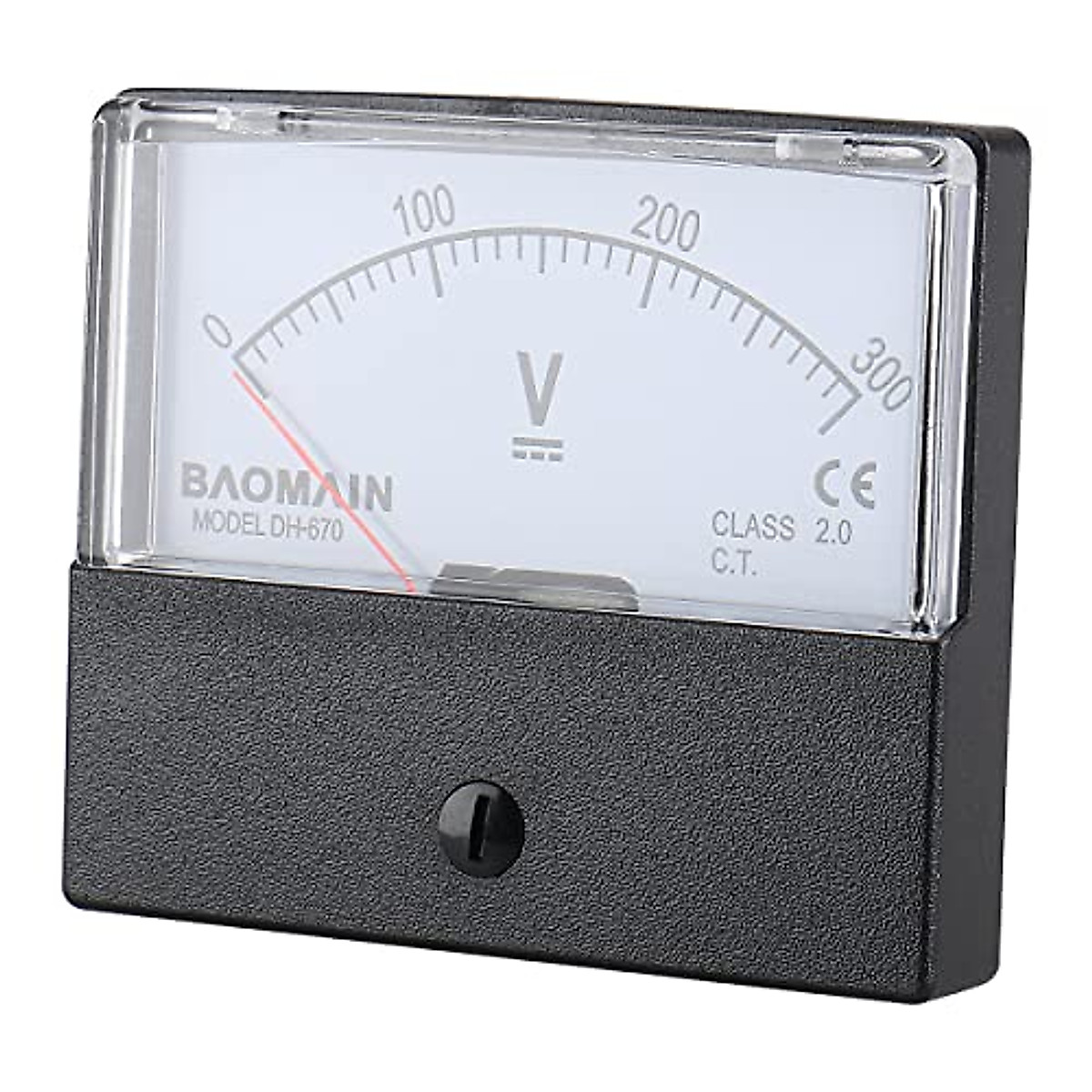 Baomain Dh-670 DC 300v Volt Analog Panel Mount Meter Voltmeter
