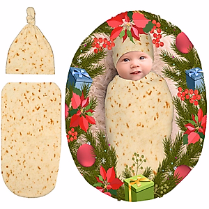 Burritos Baby Swaddle,Baby Stuff,Funny Baby Gifts, Newborn Baby Swaddle,Swaddle Set for Baby Girl（1-15）