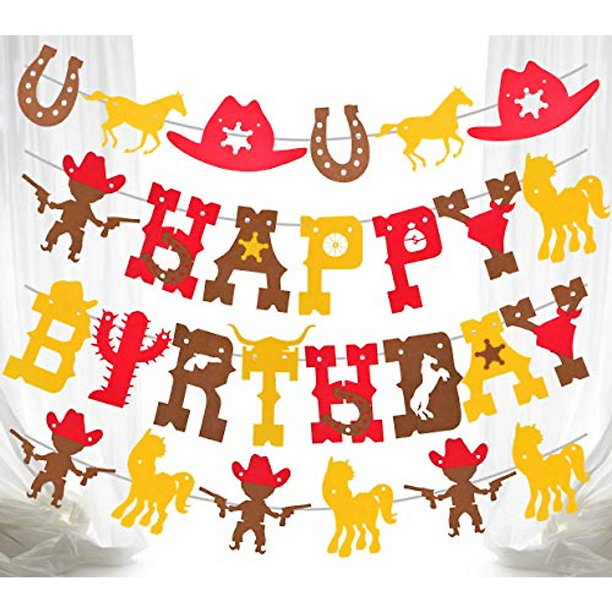 Cowboy Theme Birthday Party Supplies for Boys Banners, Cowboy Birthday Decorations, Pink Cowboy Party Supplies, Cowboy Theme Birthday Banners, Cowboy Birthday Party Supplies Favors, Boots Horses Horse