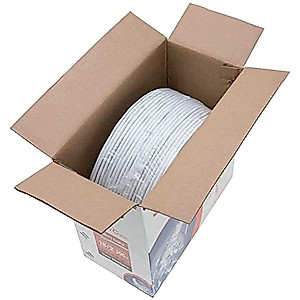 Cables Direct Online Bulk 22/2 Shieleded (FTP) Solid Conductor Cable 500ft Fire/Security Burglar Station Wire Security (Shielded (FTP), 22/2, Solid, 500ft)