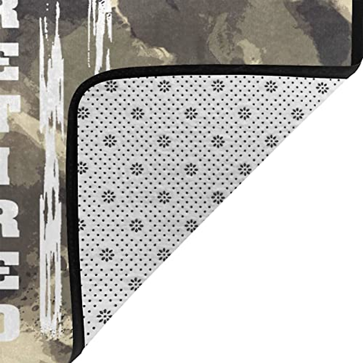 Army Retired American Flag Area Rug Living Room Bedroom Kitchen Sofa Bedside Carpet Floor Mats 72"X48"
