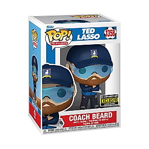 POP TV: Ted Lasso - Coach Beard Entertainment Earth Exclusive Funko Vinyl Figure (Bundled with Compatible Box Protector Case), Multicolored, 3.75 inches
