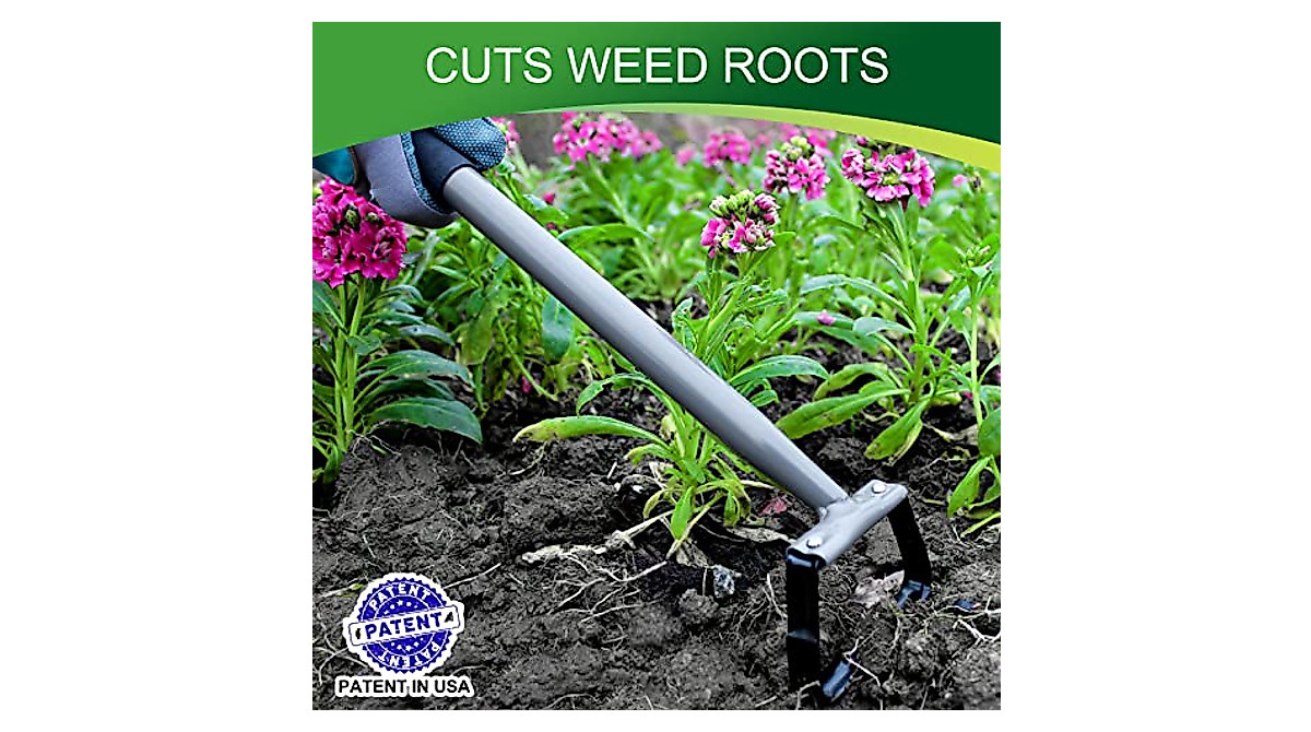 Walensee Mini Action Hoe for Weeding Stirrup Hoe Tools for Garden Hula ...