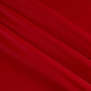 Polyester Lining Red, Fabric by the Yard