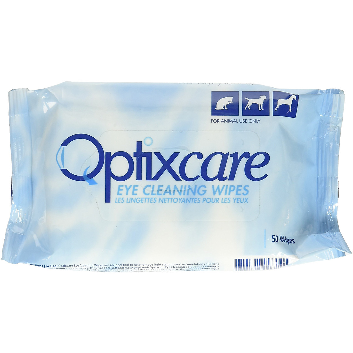 Optixcare 50 Count Eye Cleaning Wipes for Animals
