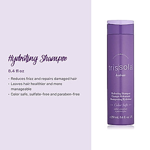 Trissola Hydrate Shampoo - Moisturizing Color-Safe Hair Shampoo (8.4 oz)