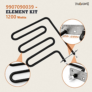 1200 Watts Smoker Heating Element Kit Replacement Part 9907090039 for Masterbuilt 40-inch Digital Electric Smokers