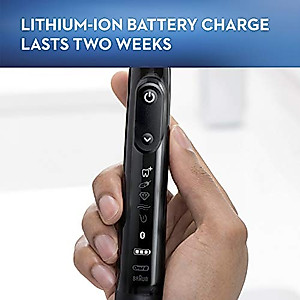 Oral-B GENIUS X Electric Toothbrush with 3 Oral-B Replacement Brush Heads and Toothbrush Case, Black