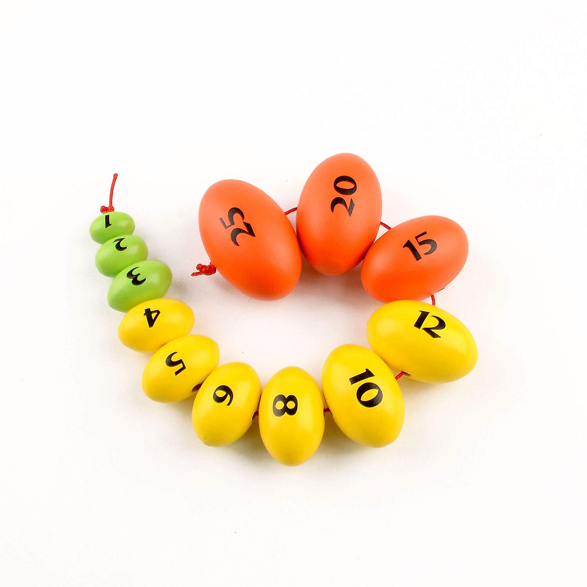 Wooden Prader Orchidometer, Prader Balls, Endocrine Rosary for Measuring Testis Scale in Clinic/Hospital for Endocrinologist and Pediatrician