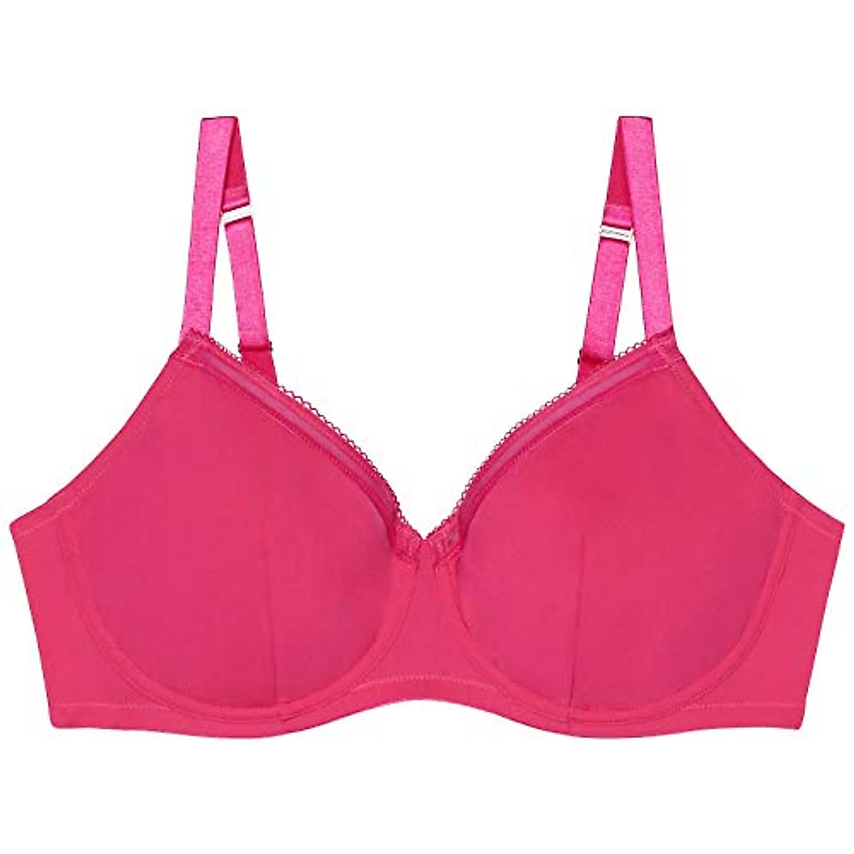 Savage X Fenty, Women's, Curvy Stretch Microfiber Unlined Bra, Millennial Pink, 40DD