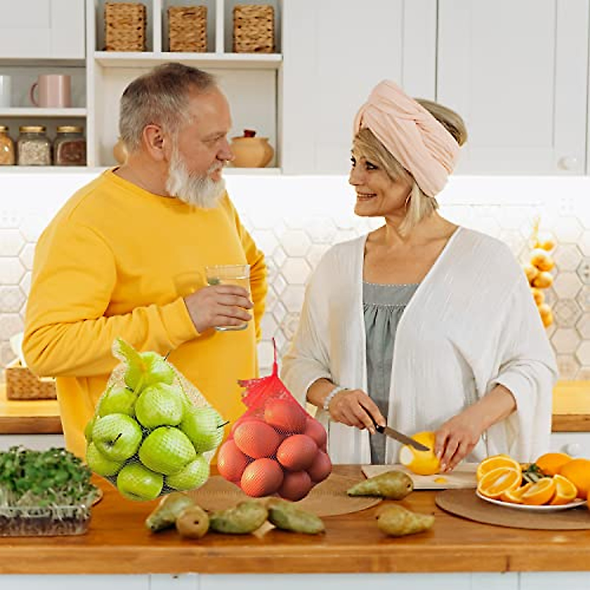 ZLY 100 PCS Seafood Boiling Bags,Reusable 13inch Stretchable Nylon Mesh Bag,Crawfish Shellfish Clam Boil BagsPlastic Mesh for Storage of Fruit,Vegetable,Cooking Crawfish Crab