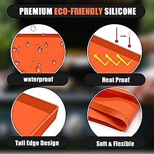 Griddle Mat for Blackstone Grill, 36" Silicone Protective Mat Cover for Blackstone Griddle Accessories, BBQ Grill Mat Protect Griddle from Insects, Debris and Rust