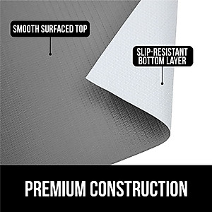 Gorilla Grip Under Sink Mat and Smooth Drawer Liner, Under Sink Mat Size 24x24 in Charcoal, Absorbent Mat for Below Sinks, Drawer Liner Size 17.5x20 in Gray, Non Adhesive, 2 Item Bundle