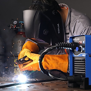 Goflas Welding Helmet Auto Darkening Solar Powered True Color Welder Helmet Welding Hood for MIG TIG Stick Welder Black