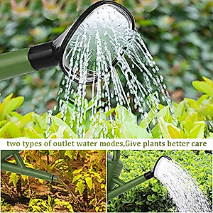 Watering Can for Indoor Plants, Garden Watering Cans for Outdoor Plant House Flower, Modern Plant Watering Can Large Long Spout with Sprinkler Head 1 Gallon