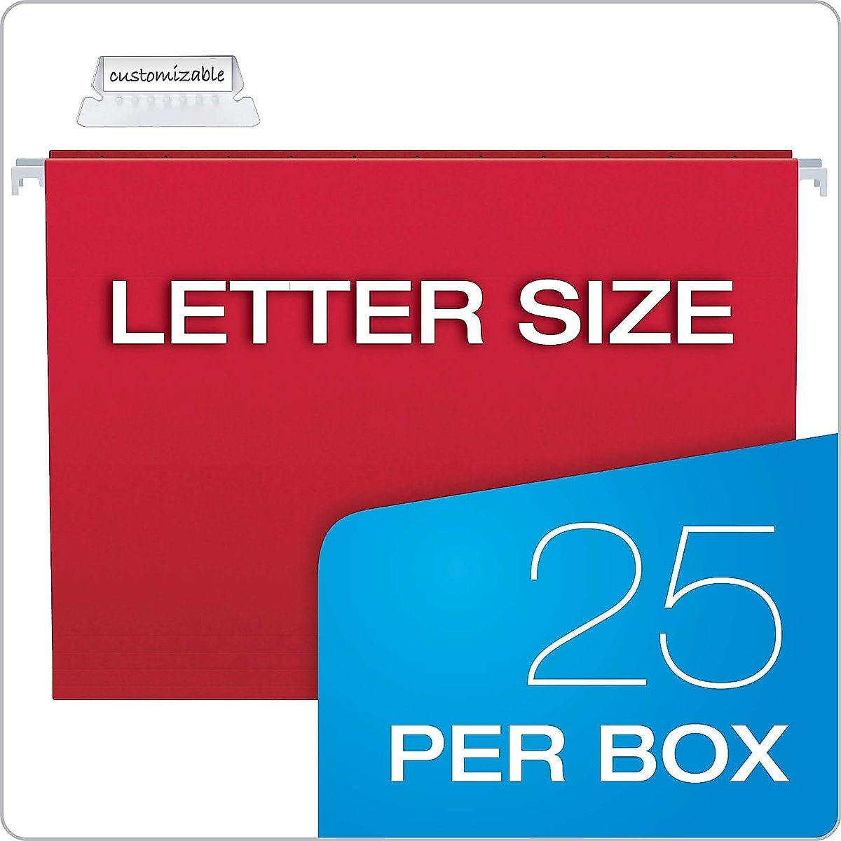 Pendaflex Hanging File Folder Combo Kit, 25 Hanging Folders with Tabs, 50 File Folders, Work from Home Starter Kit, Assorted, Letter Size (99199)