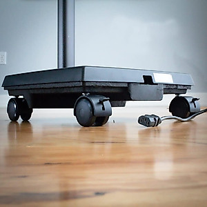 LEVO G2 Commercial Sturdy Egonomic Tablet Rolling Cart Stand with 60 Watt USB-C Charging Port for Most iPad Pro, Surface Pro, Amazon, Samsung, Kindle Touchscreens and More.