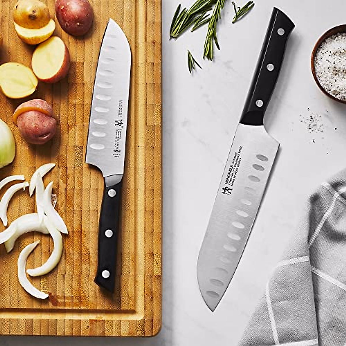 HENCKELS Dynamic Razor-Sharp 2-pc Asian Knife Set, German Engineered Informed by 100+ Years of Mastery