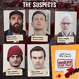 Unsolved Case Files | Cahill, Max - Cold Case Murder Mystery Game - Can You Solve The Crime?