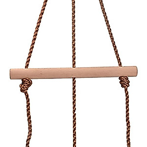 Disc Swing for Kids, Monkey Bar Disc Swing, Disk Swing Seat with Adjustable Rope, Carabiner and Strap, Replacement Swing for Swing Set for Backyard, Tree, Zipline Yuab