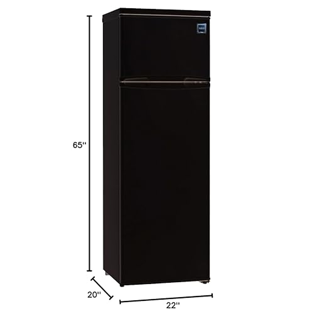 RCA RFR1085-BLACK Refrigerator, 10 cu ft, Black