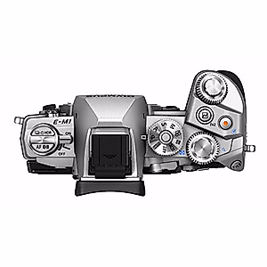 Olympus OM-D E-M1 16MP Mirrorless Digital Camera with 3-Inch LCD (Body Only) (Silver w/ Black Trim)