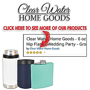 Clear Water Home Goods - 8 oz Rose Gold Holographic Glitter Sparkle Stainless Steel Hip Flask w/ Funnel - Wedding Party - Groomsman - Bridesmaid (10 Pack)